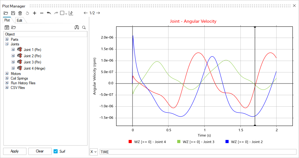 Plot Motion Results